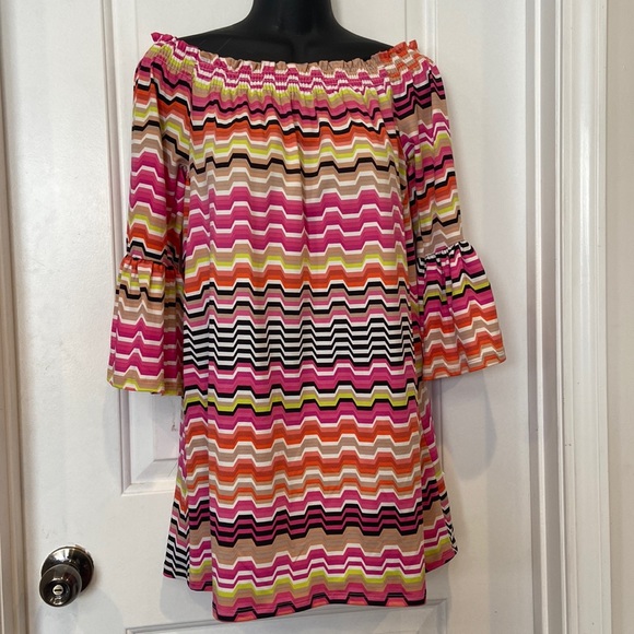 Trina Turk | Tops | Trina Turk Off Shoulders Tunic | Poshmark